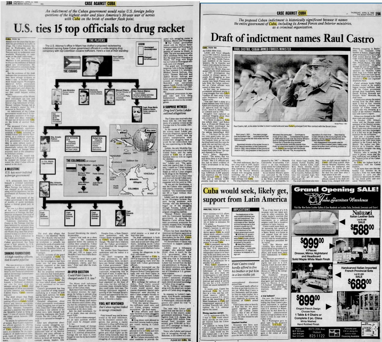 Raúl Castro, el narcotraficante: la historia del "draft indictment" del ...